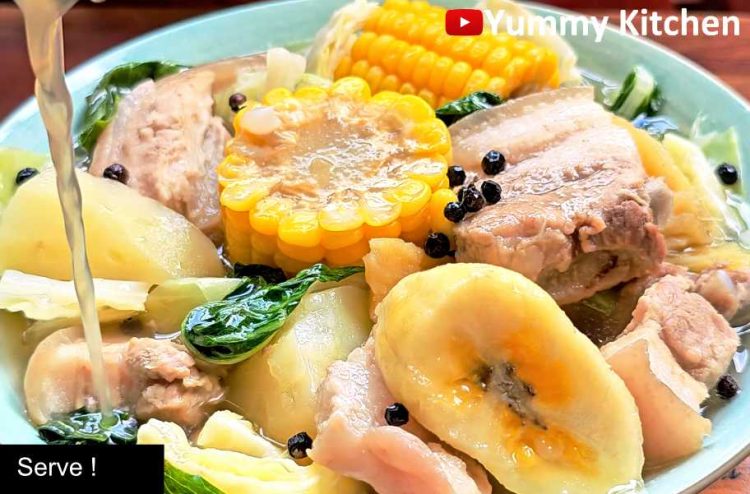 Pork Nilaga Recipe - A hearty Filipino Broiled Pork Soup - Yummy Kitchen