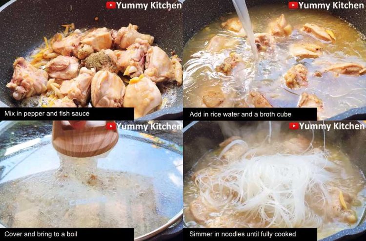 Easy Chicken Sotanghon - Hearty Comforting and Delicious - Yummy Kitchen
