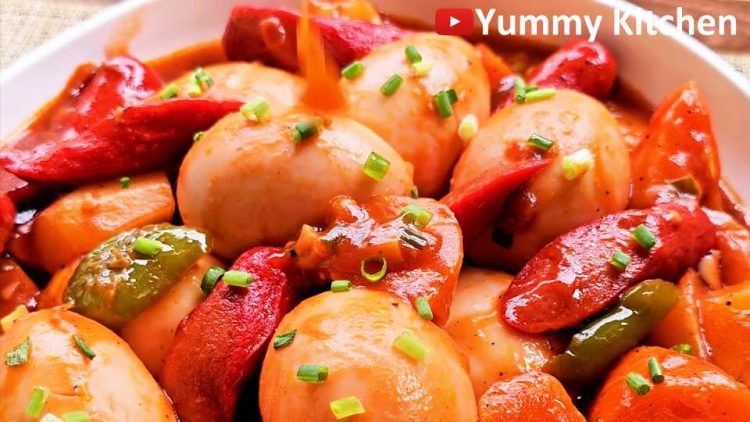 Afritadang Itlog Recipe - A Budget Friendly Filling Meal - Yummy Kitchen