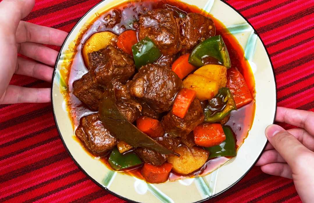 Beef Mechado Recipe (A very Meaty Comforting Filipino dish ) - Yummy ...