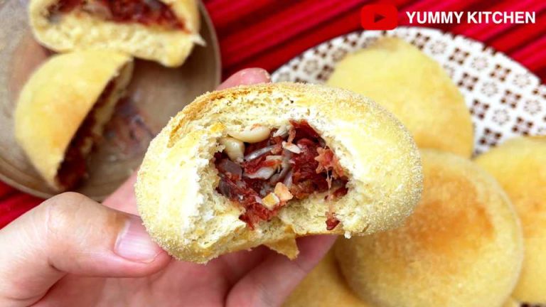Corned Beef Pandesal - A meaty twist on a Classic - Yummy Kitchen