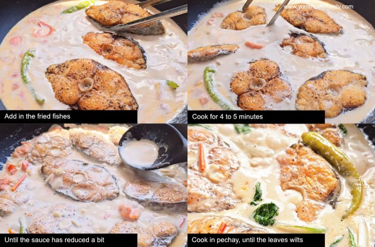 Ginataang Tanigue Recipe – Fresh Spanish Mackerel Steak in Creamy ...