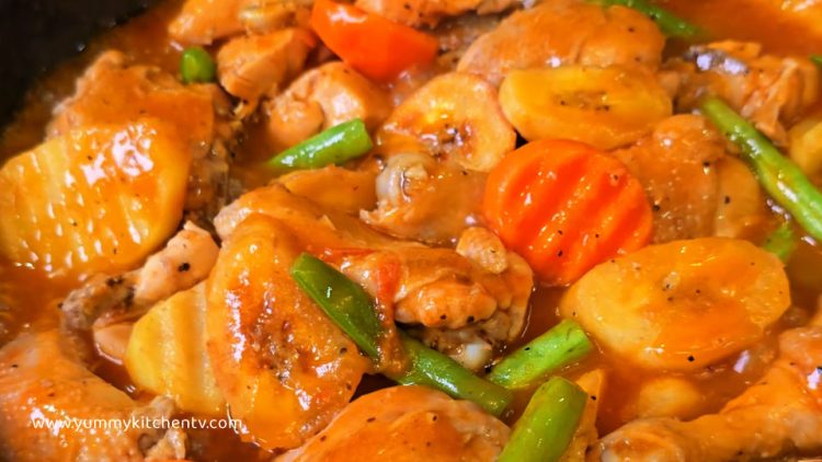 Chicken Pochero - Hearty Filipino Stew with Bananas & Vegetables ...