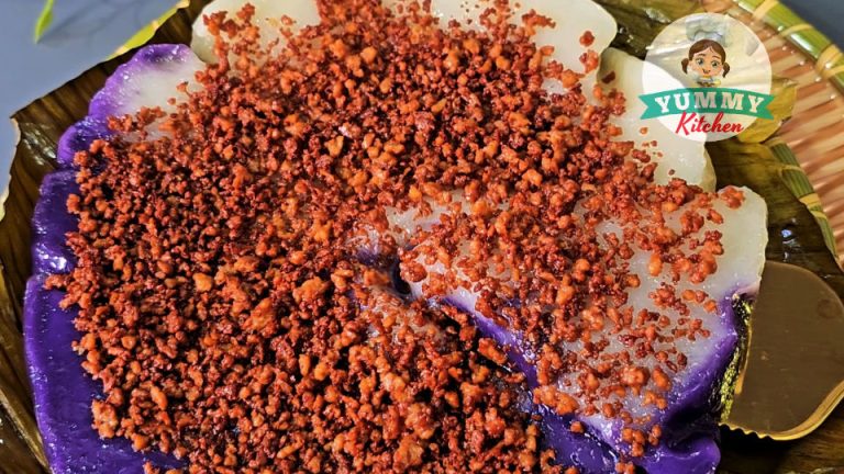 Kalamay Lansong - A traditional Filipino Sticky Rice Snack - Yummy Kitchen